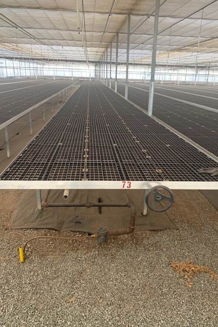 DURA-BENCH Original Plastic Greenhouse benchtop - Gothic Arch ...