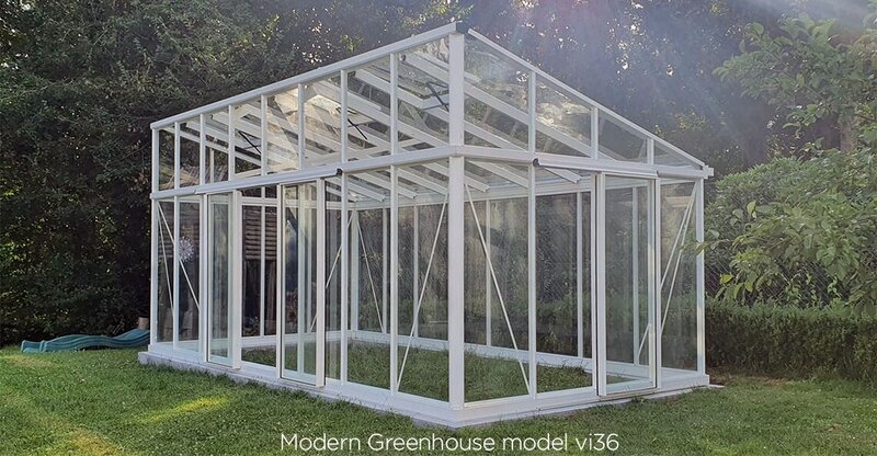 Freestanding Lean-to Glass Greenhouse - Gothic Arch Greenhouses|Gothic Arch Greenhouses